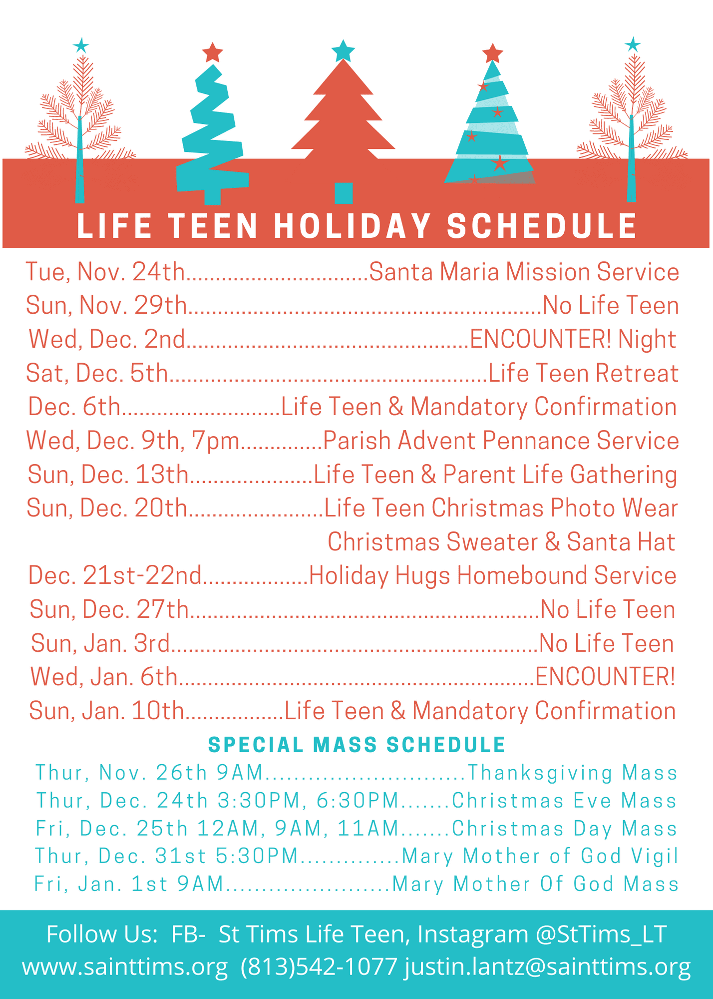 Youth – Life Teen – St. Timothy Catholic Church | Lutz, FL